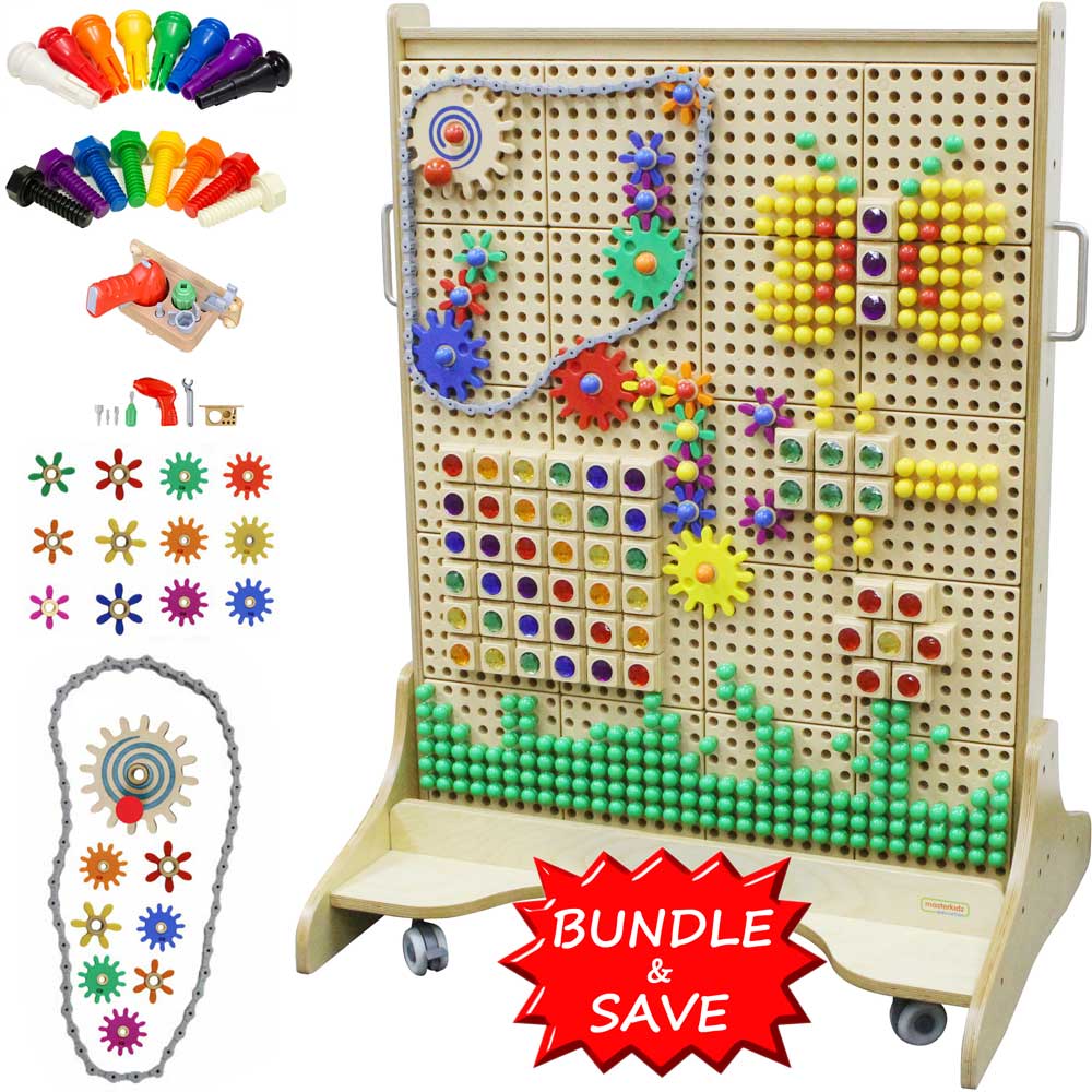 Free Standing Mobile Stem Wall 860 (Bundle Set) – Masterkidz Australia