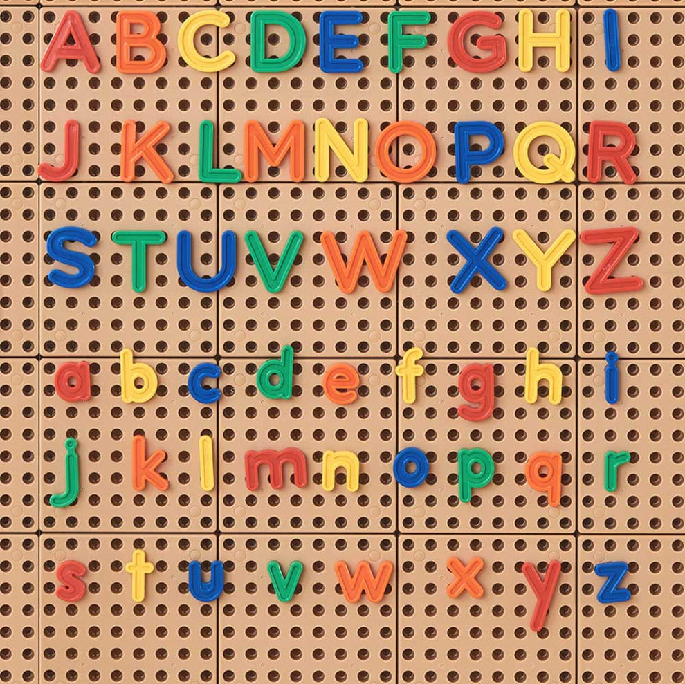 STEM Wall Uppercase Lowercase Alphabet Pegs – Masterkidz Australia